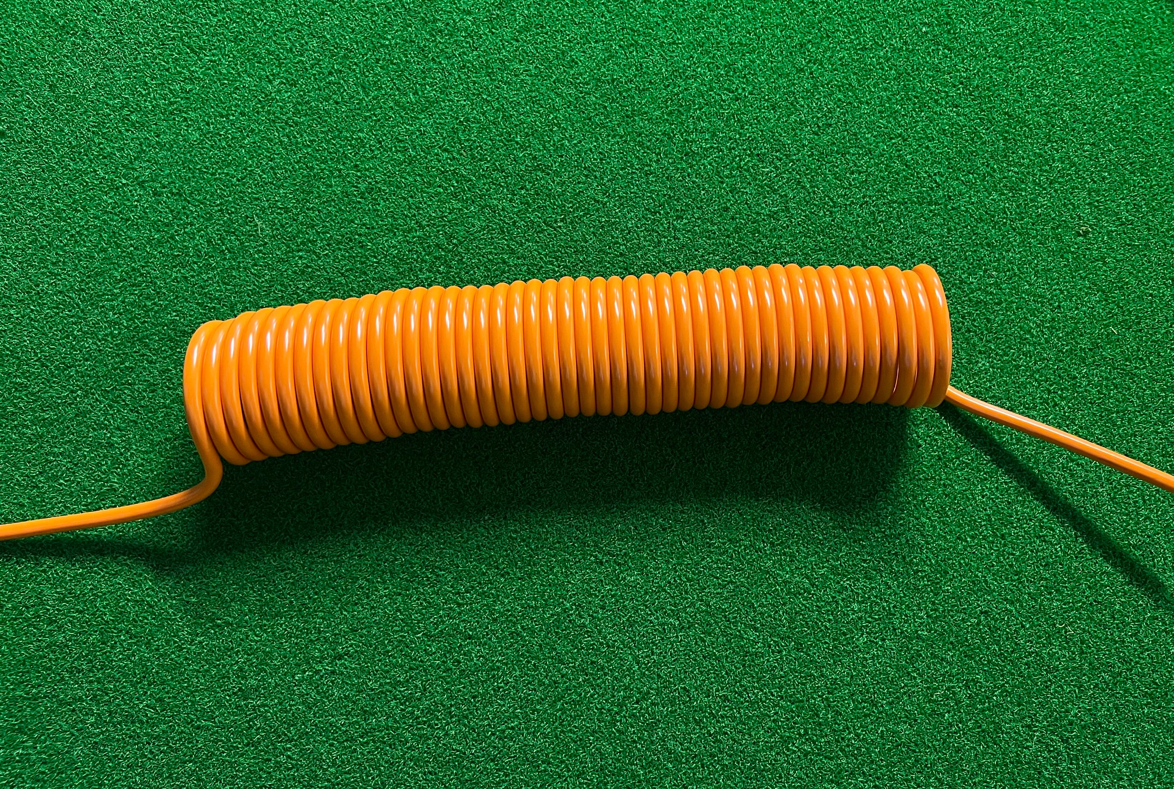 Orange 3 Core 1.5sqmm Hytrel Coiled Cable – Curly Cable Company